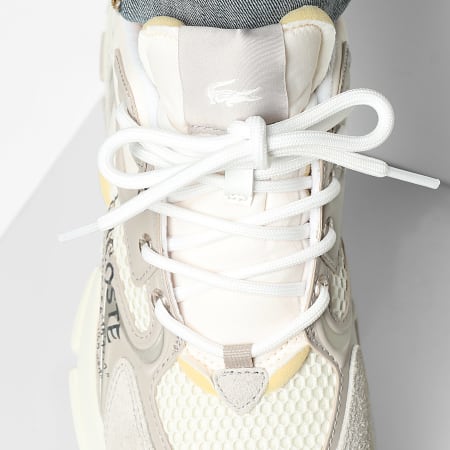 Lacoste - Baskets L003 Neo 1262 Off White - LaBoutiqueOfficielle.com