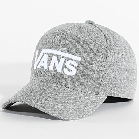 Vans - Casquette Drop V Logo 00QAH Gris Chiné - LaBoutiqueOfficielle.com
