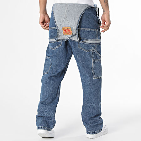 Levi's - Salopette Loose Fit 0057W Bleu Denim - LaBoutiqueOfficielle.com