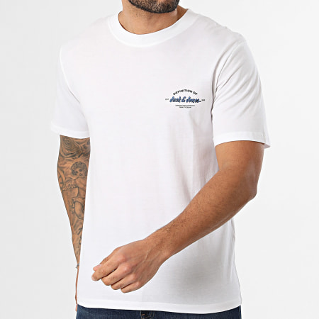 Jack And Jones - Tee Shirt Brandon Blanc - LaBoutiqueOfficielle.com