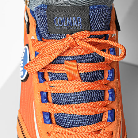 Colmar - Baskets Travis Sport Colors Orange Royal Blue Light Beige ...