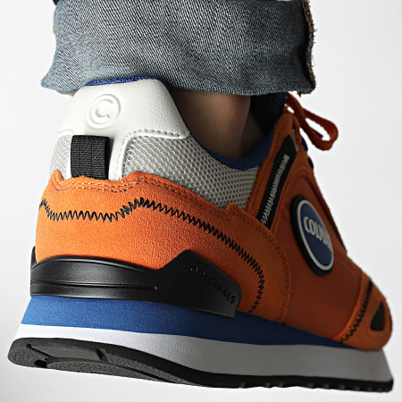 Colmar - Baskets Travis Sport Colors Orange Royal Blue Light Beige ...