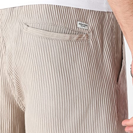 Jack And Jones - Short Jogging Texturé Jaiden Harrison Beige ...