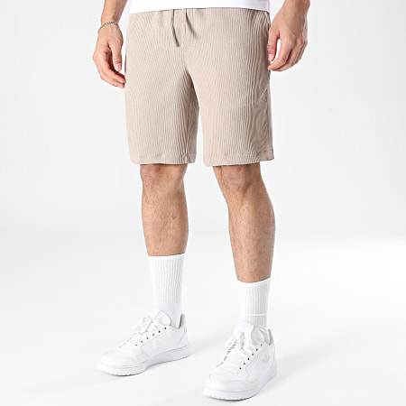 Jack And Jones - Short Jogging Texturé Jaiden Harrison Beige ...