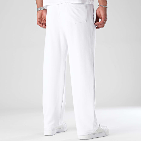 LBO - Pantalon Jogging Relaxed 1313 Blanc - LaBoutiqueOfficielle.com