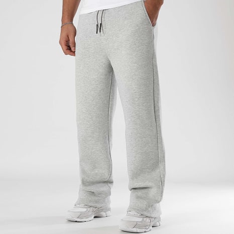 LBO - Pantalon Jogging Large 3628 Gris Chiné - LaBoutiqueOfficielle.com