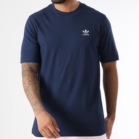 Adidas Originals - Tee Shirt Trefoil Essential JC9989 Bleu Marine ...