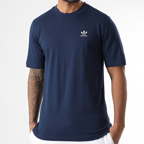 Adidas Originals - Tee Shirt Trefoil Essential JC9989 Bleu Marine ...