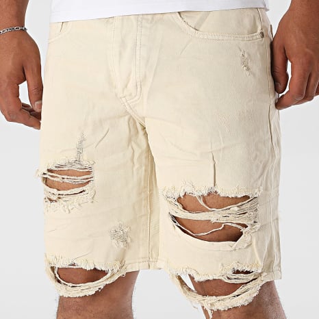 Uniplay - Short Jean 958 Beige - LaBoutiqueOfficielle.com